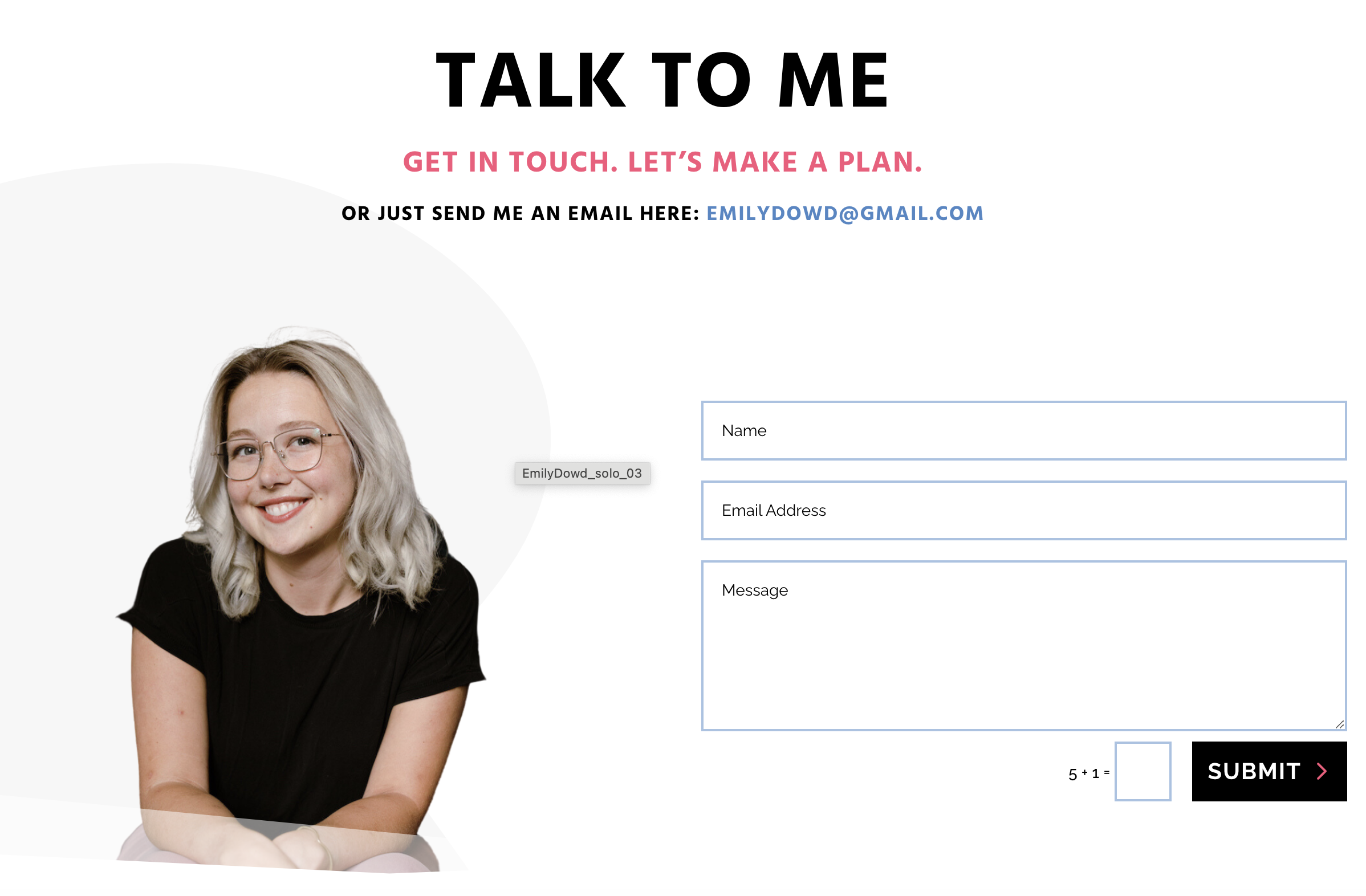 Contact - Emily Dowd Marketing